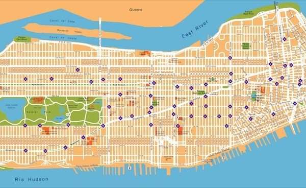 New York vector map | Download vector maps for Adobe Illustrator