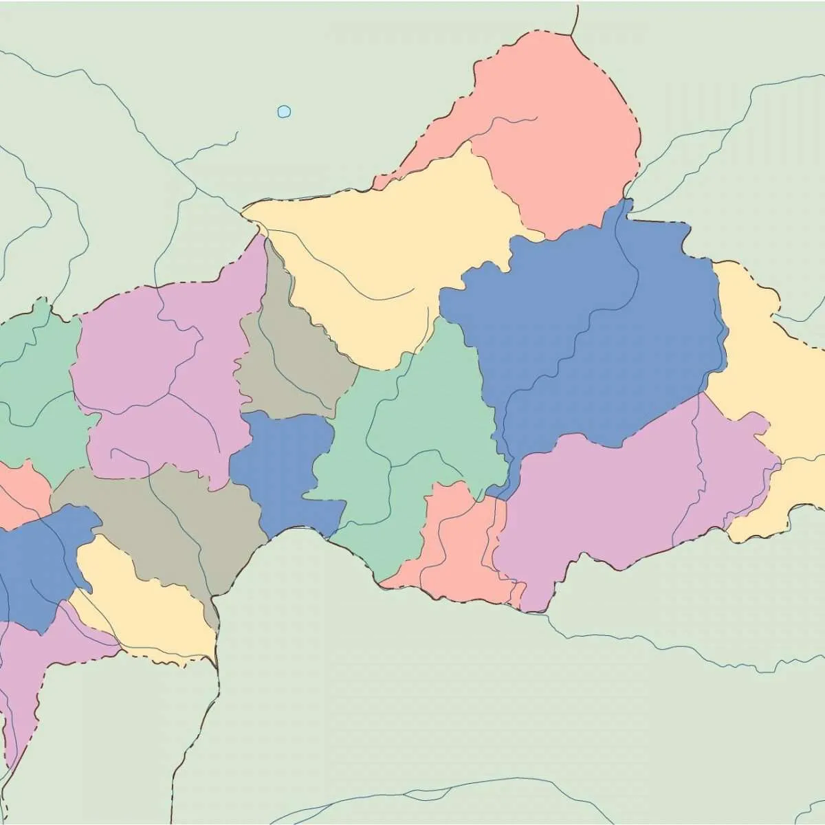central africa blind map | Download vector maps for Adobe Illustrator