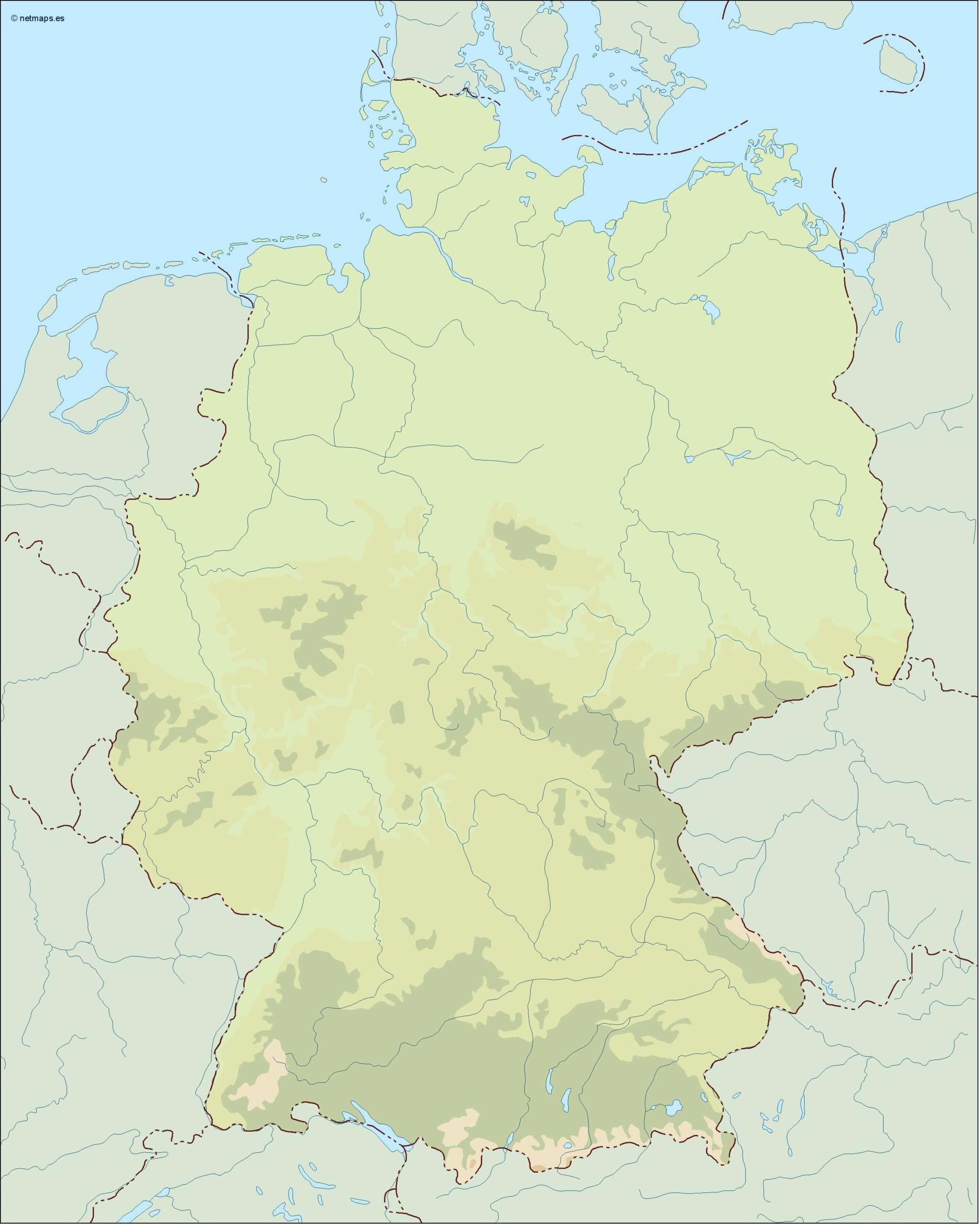 germany illustrator map. Illustrator Vector Eps maps. Eps Illustrator ...