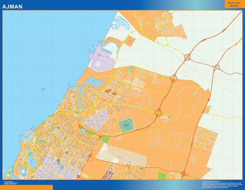 ajman vector map. EPS Illustrator Vector Maps of Asia Cities. Eps ...